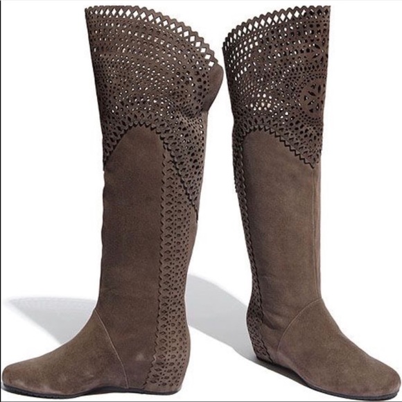 Isola | Shoes | Isola Toscana Perforated Suede Leather Upper Boots Size ...